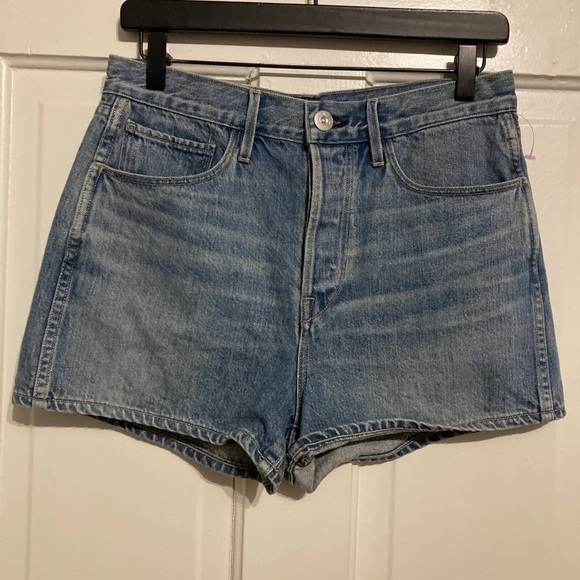 3x1 | Shorts | 3x Leni Faded Denim Button Fly Shorts 28 High Rise ...